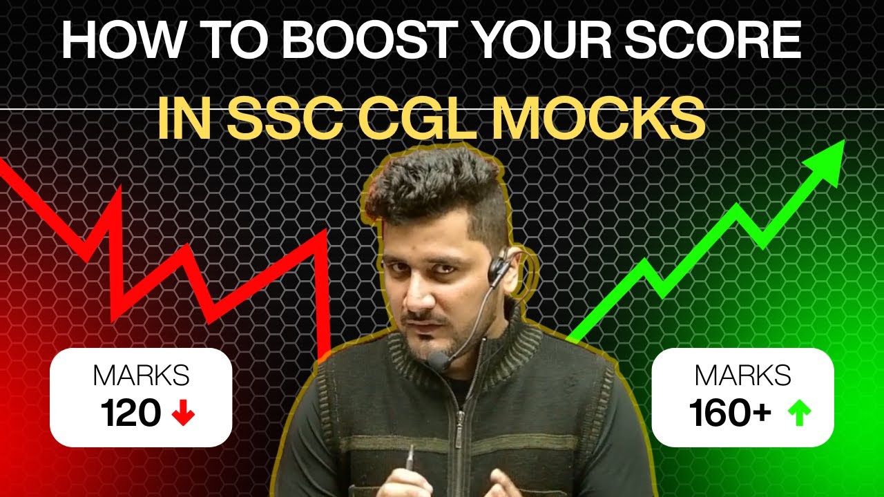 How to Improve SSC CGL Mock Test Score Fast | From 120 to 160+ Marks# ...