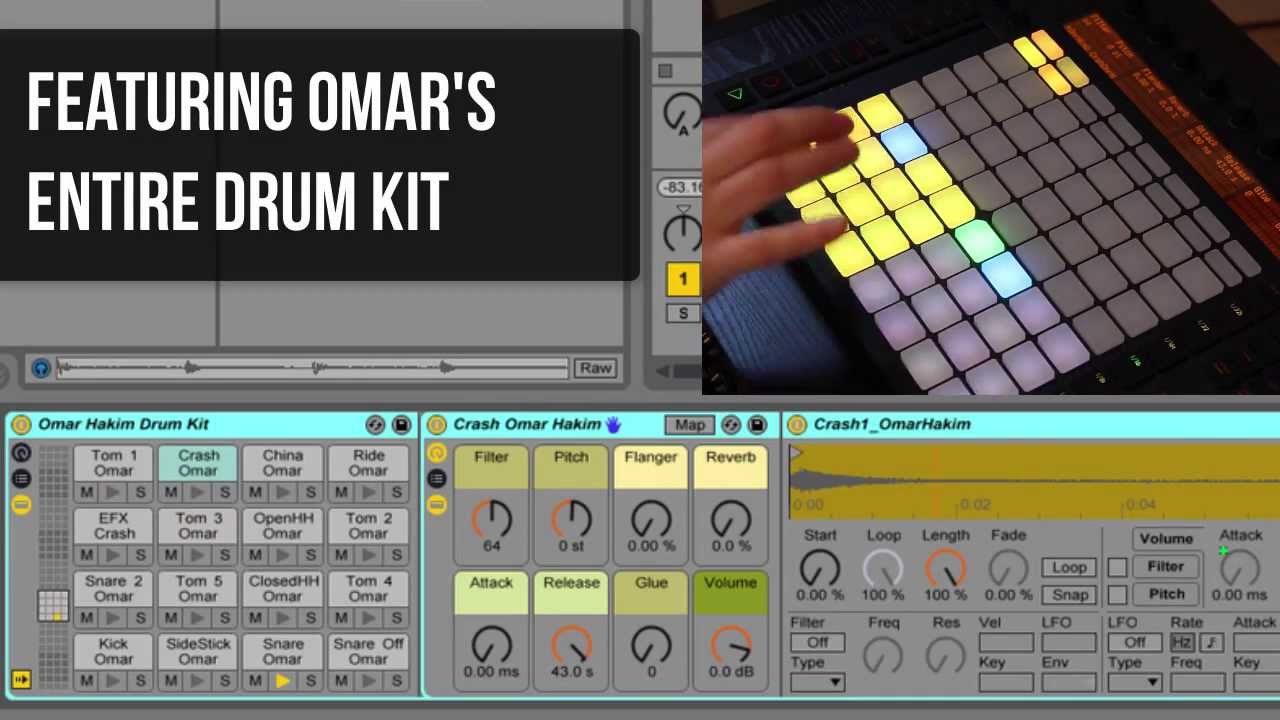 Omar Hakim Drums - Ableton Live Pack - YouTube