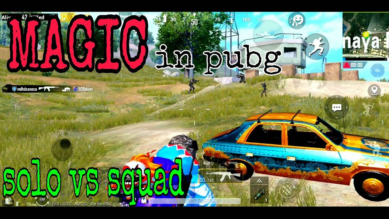 Magic in Pubg, Solo vs Squad(14 kills)🔥🔥🔥 Intense gameplay|| PUBG ...