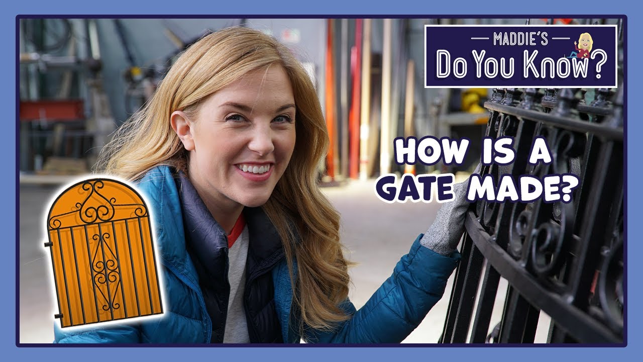 How is a Gate made? 🚧 Maddie's Do You Know 👩 - YouTube
