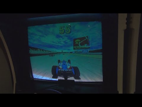 Indy 500 for Arcade Sega Model 2 gameplay on Highland Raceway track