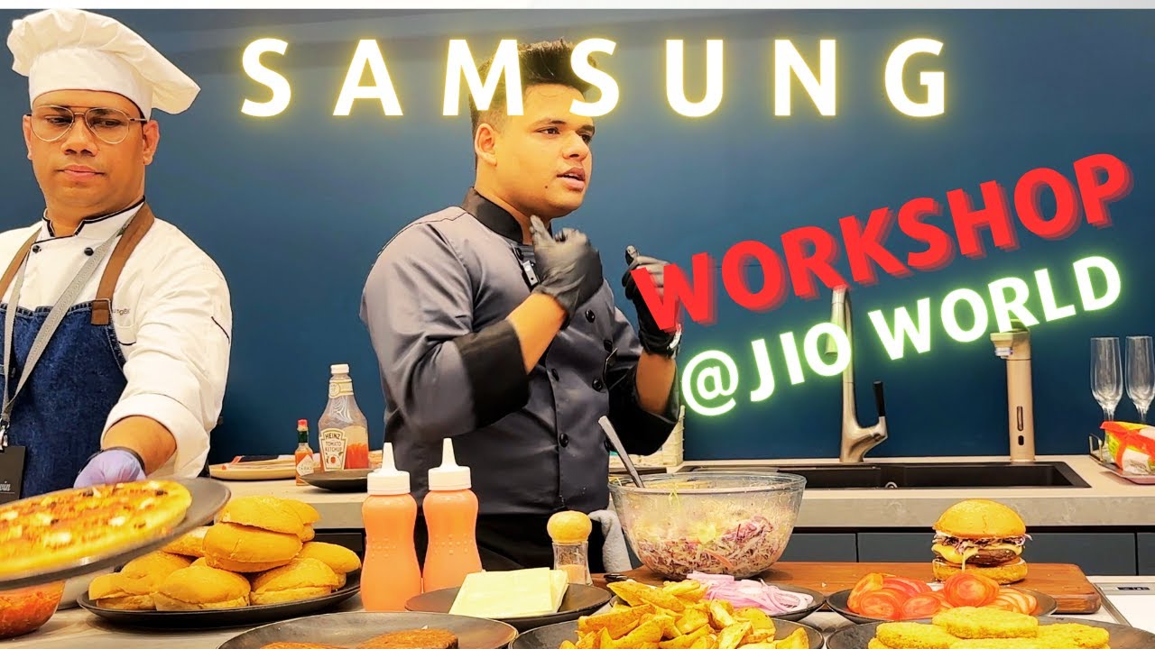 Chef Rohit Ghosh at Samsung Workshop @Jio World Plaza - YouTube