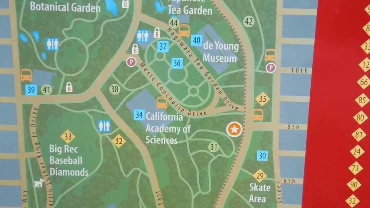 Golden Gate Park map - YouTube