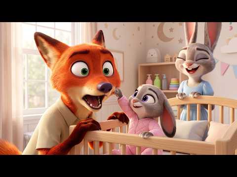 Zootopia 2🦊🐰: Nick Becomes a Father For The First Time👼 an Unwilling Babysitter😂