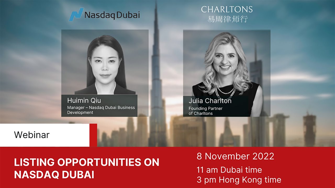 Listing Opportunities On Nasdaq Dubai Webinar On 8 November 2022 Listing Opportunities On Nasdaq Dubai Webinar On 8 November 2022