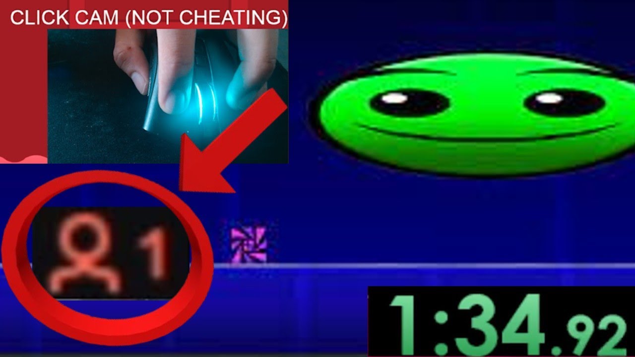 1 VIEWER Streamer SPEED-RUNS Geometry Dash - YouTube