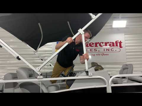 How To Secure A Pontoon Boat Bimini Top For Travel