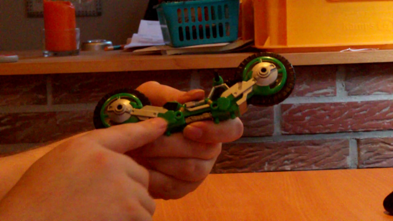 power rangers lightspeed rescue transarmor cycle grün - YouTube