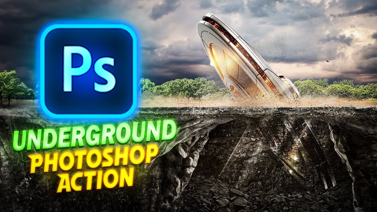Under Ground Photo Manipulation in Photoshop | How to Use Photoshop ...