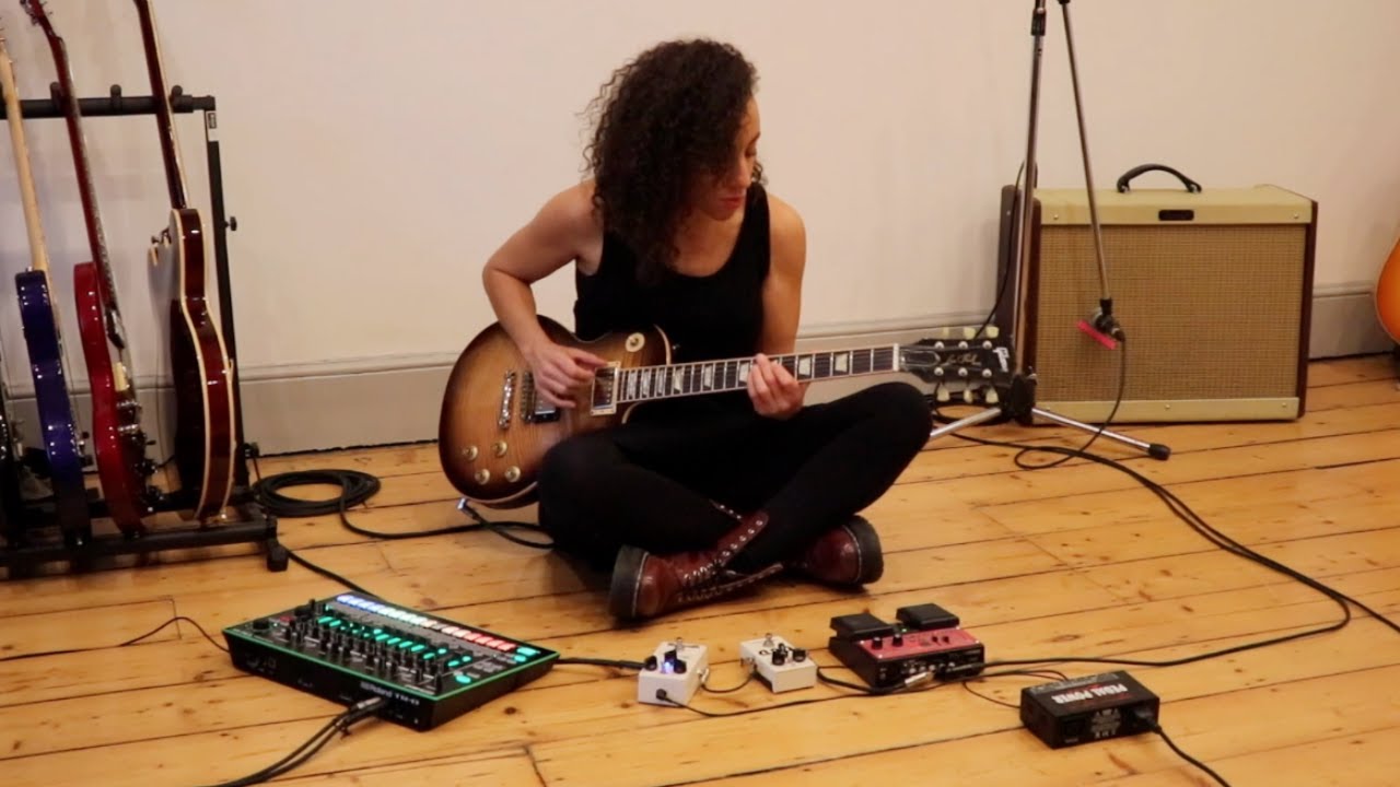 🎸 Jamming with a Loop Pedal & Drum Machine | Live Guitar Performance ...