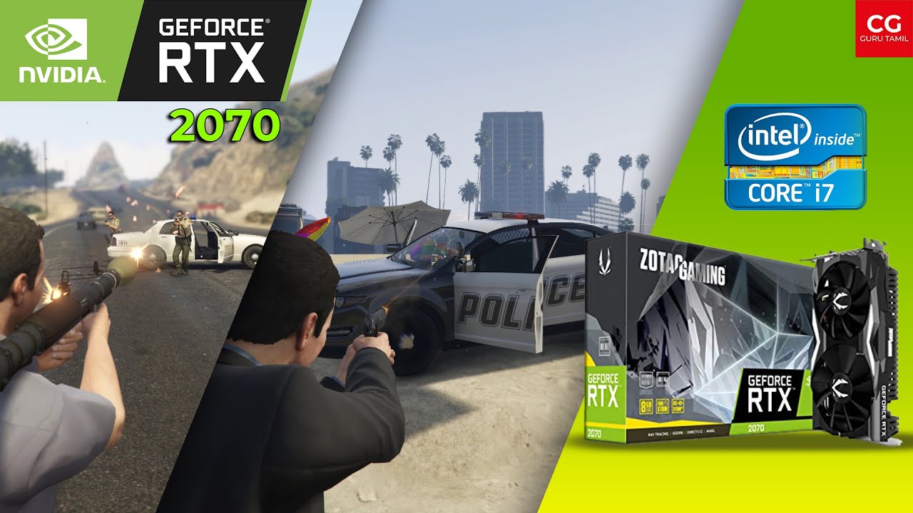 😍🔥GTA V Pc game play (1080P+60FPS ) ZOTAC Gaming GeForce RTX 2070 Mini ...