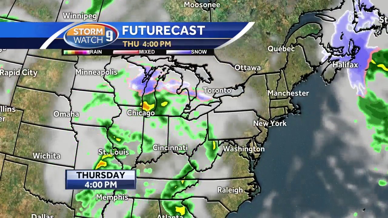 Watch: Clouds, drizzle with some late rain - YouTube