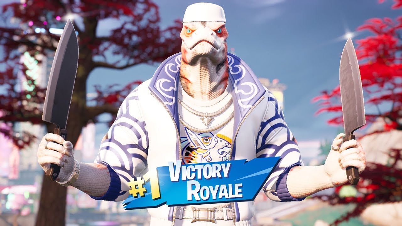 Victoria con la skin THUNDER CHEF Fortnite - YouTube