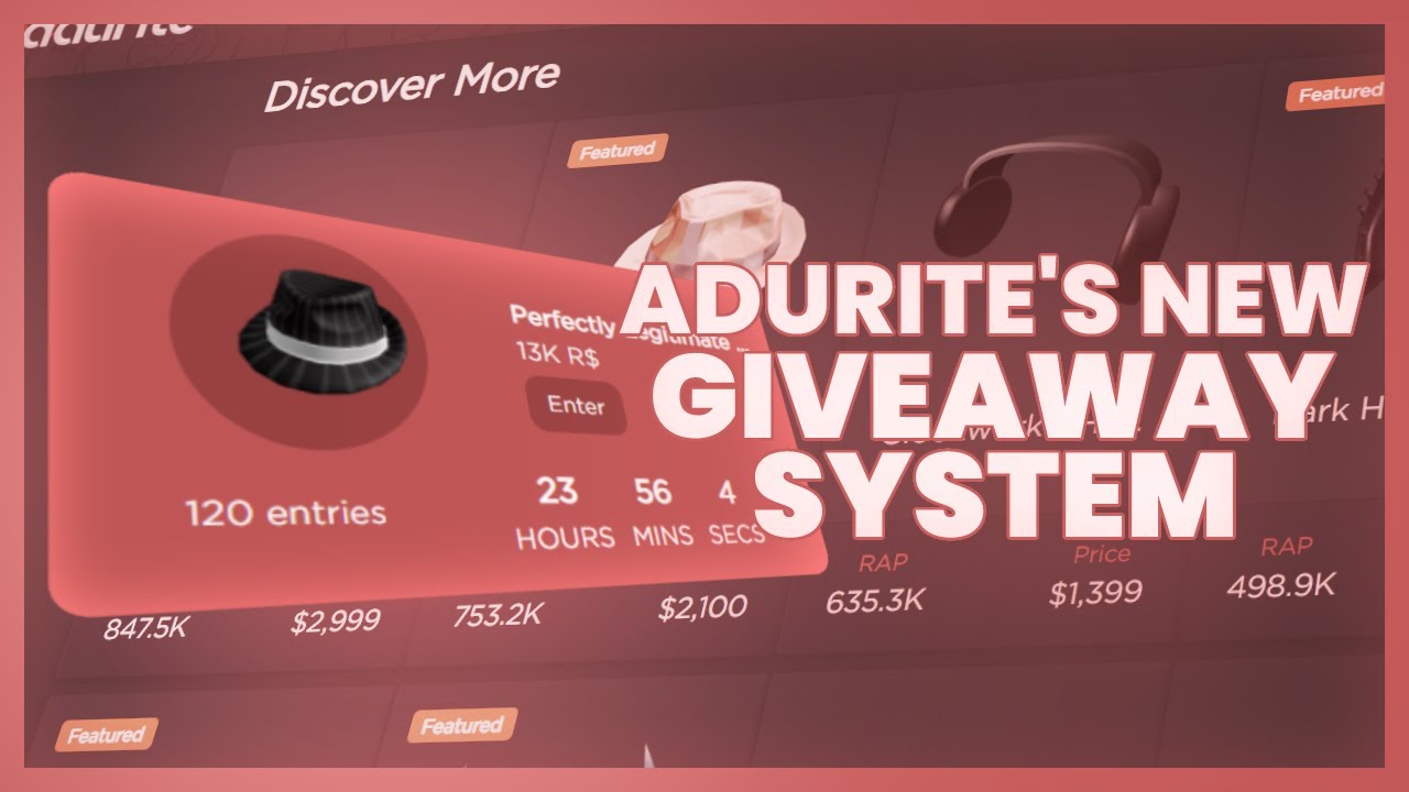 How To Get FREE Limiteds On Adurite.com! - YouTube