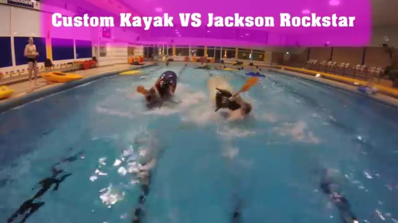 "Custom kayak VS Jackson Rockstar" in a Freestyle Kayak Battle - YouTube