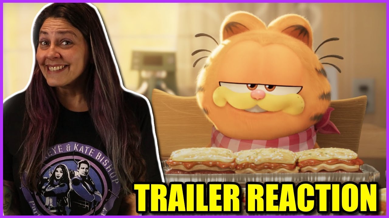 The Garfield Movie Trailer Reaction: It Looks Cute! - YouTube