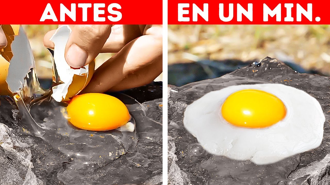 Maneras inusuales de cocinar al aire libre || Trucos brillantes de ...