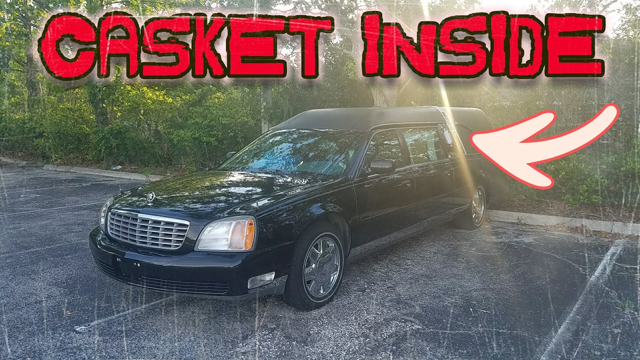 ABANDONED HEARSE WITH CASKET INSIDE (COPS SHOW UP) - YouTube