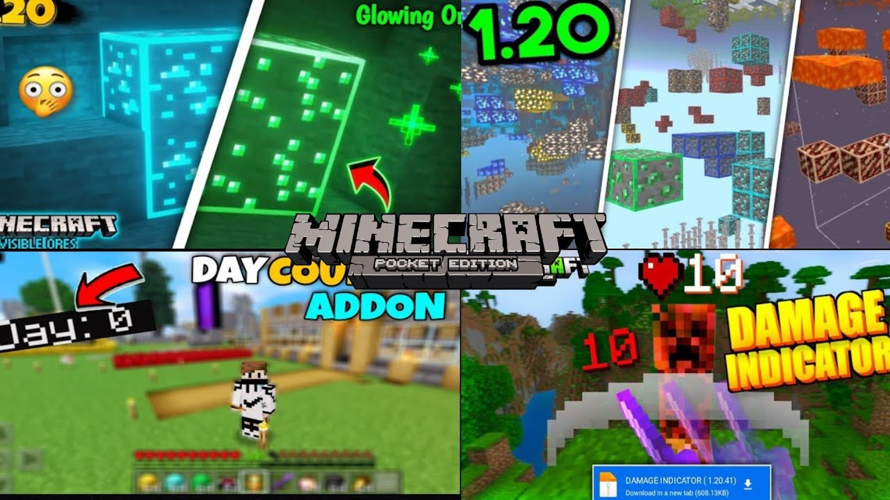 Top 5 survial mods for mcpe | pocket edition | Best mods for Minecraft ...