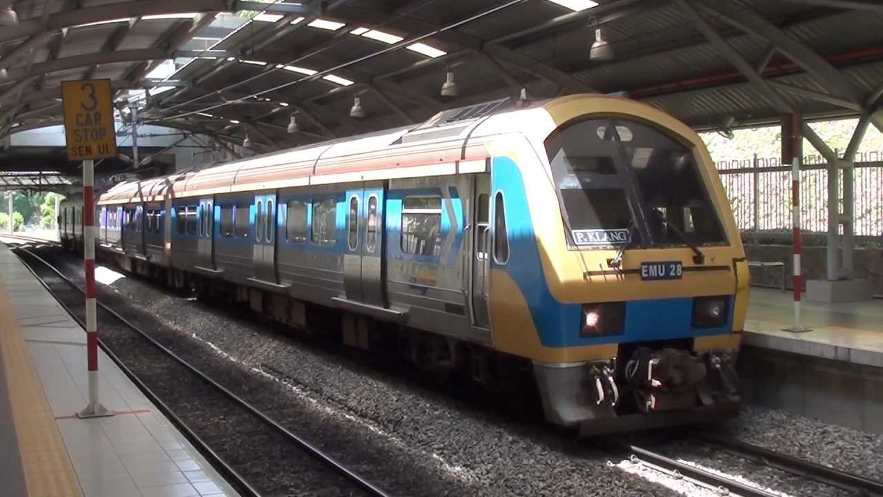 KTM Komuter Class 83 Bank Negara駅発車 - YouTube
