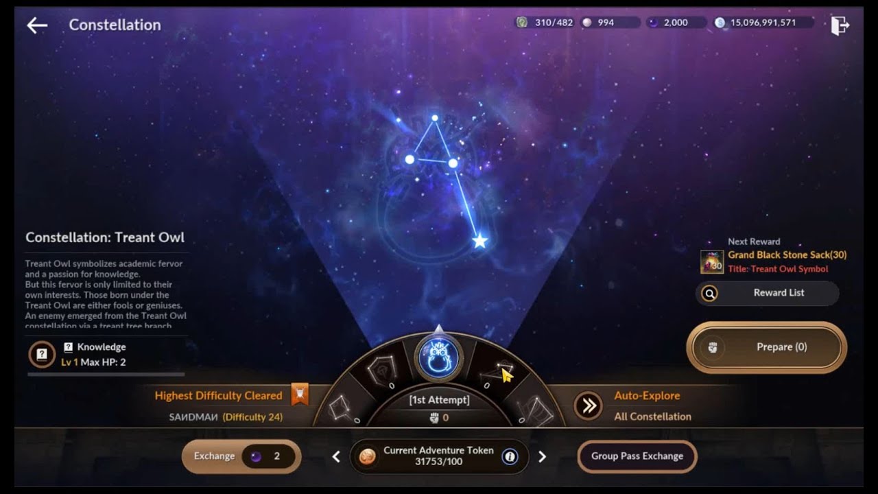 Constellation (Detailed): #4 - Treant Owl - YouTube