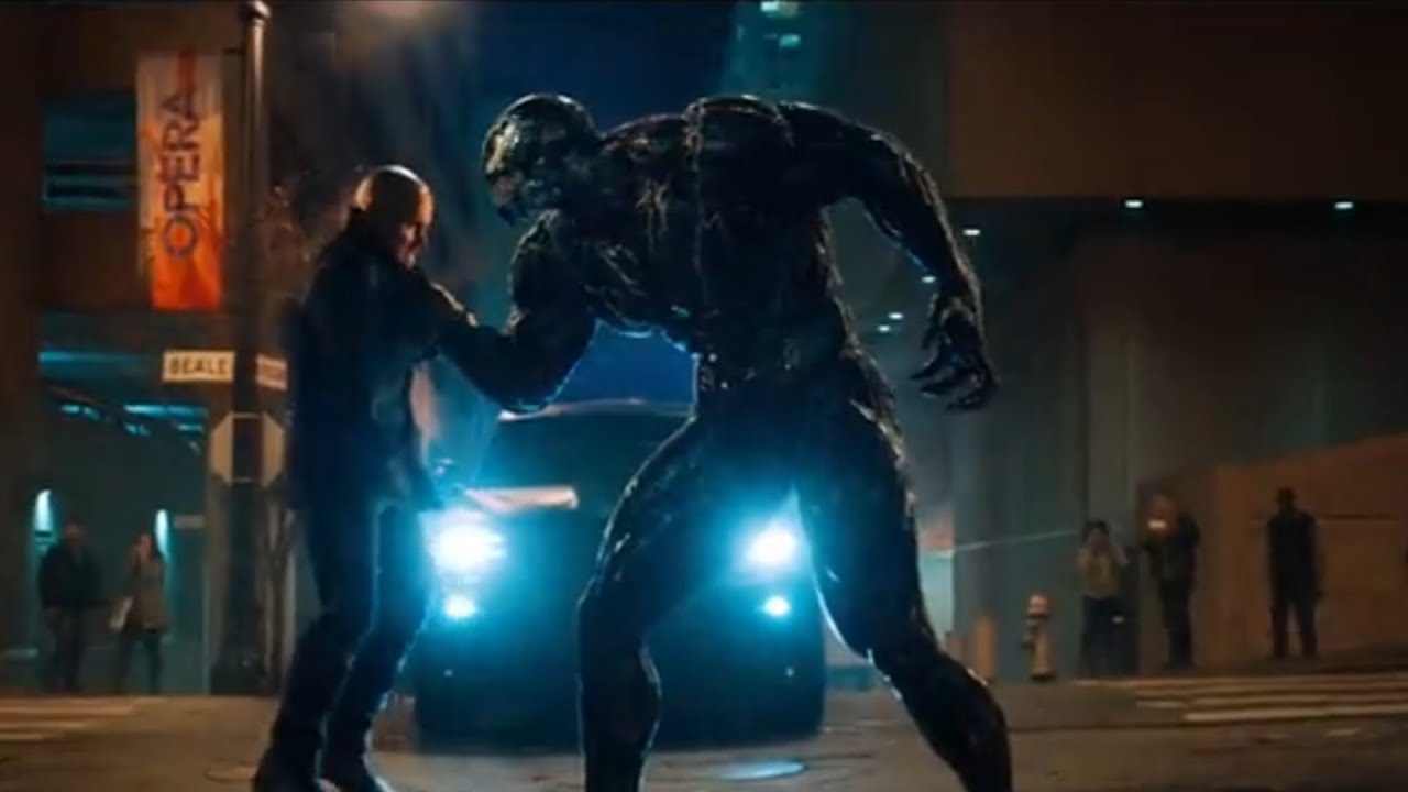 venom movie, 2018 . fight scene ad Brock, bike scene, venom, @Y.T ...