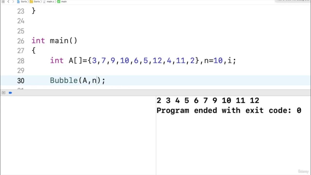 003 Let's Code Bubble Sort - YouTube