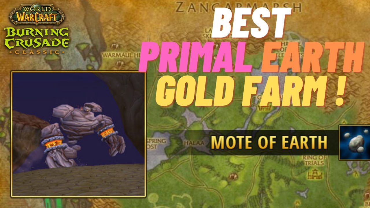 Ultimate Primal Earth Farming Guide in TBC Classic / BEST Primal earth ...