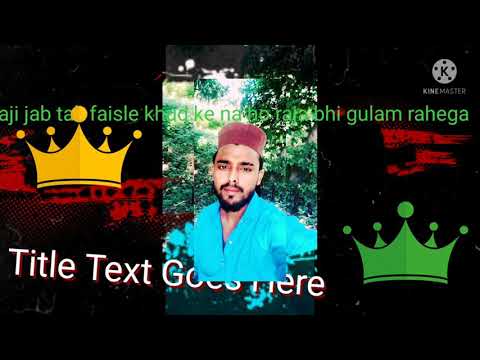 ❌Jab tak faisele khud ke na ho raja bhi gulaam rahega💯whatsapp status🥰vabby status😈vabby shayari❌