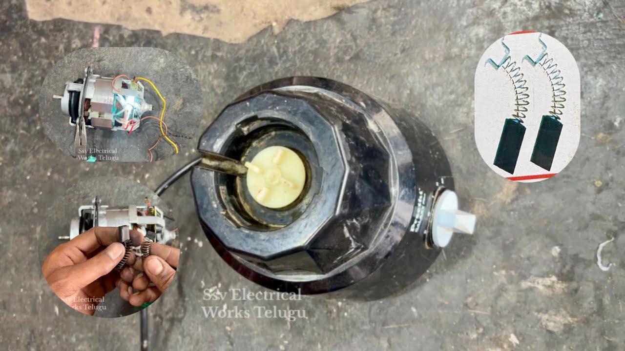 Preethi Galaxy Plus mixer carbons changing #preethi #galaxyplus - YouTube