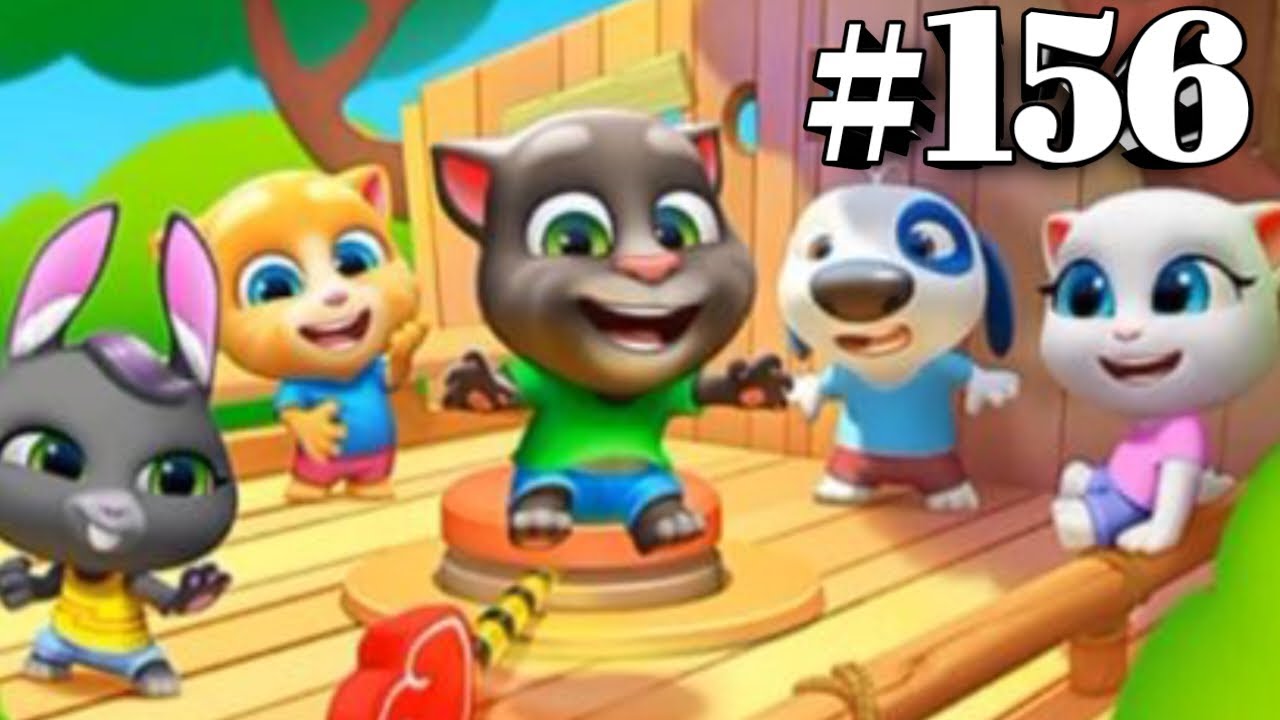 My talking Tom mini games | PART#156 | My talking Tom and friends ...