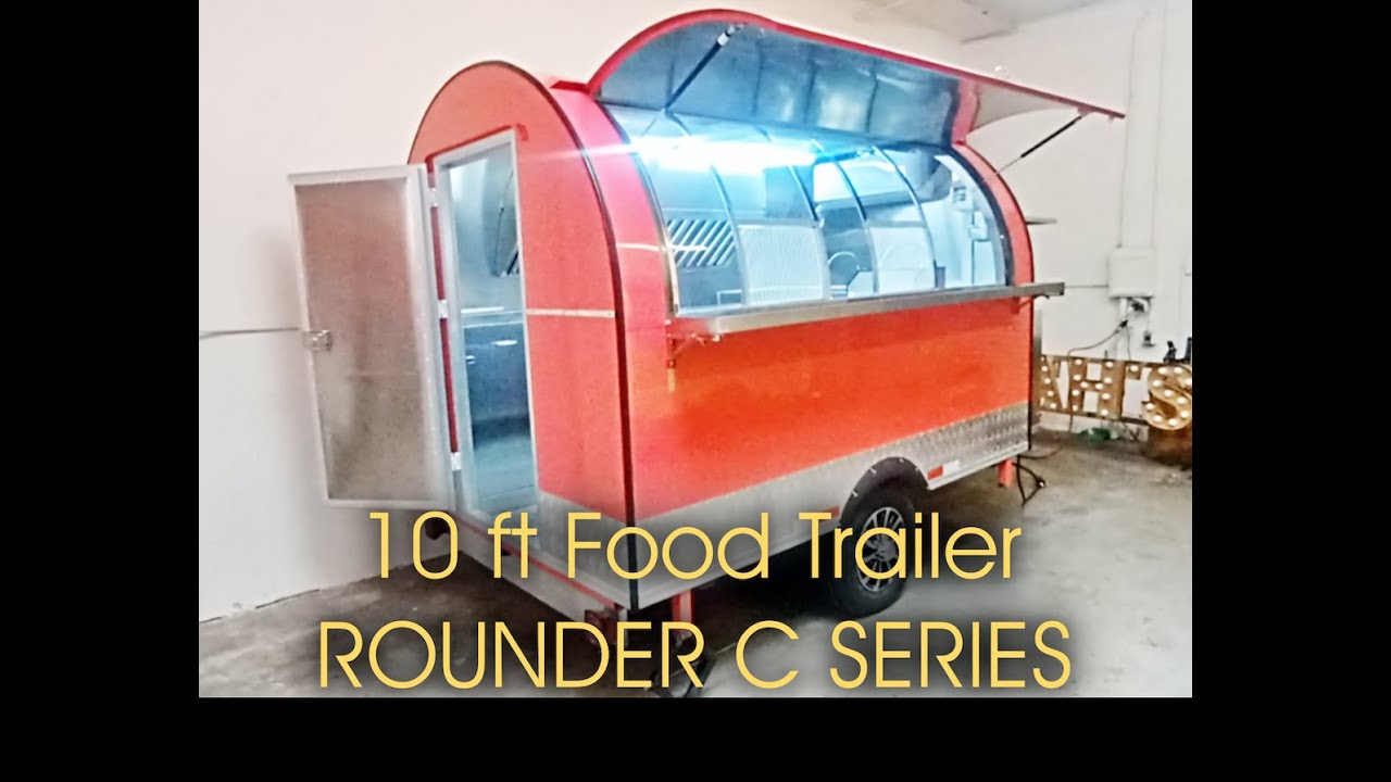 Custom Food Trailer: 10' Rounder C-Series Model with Arete Food ...