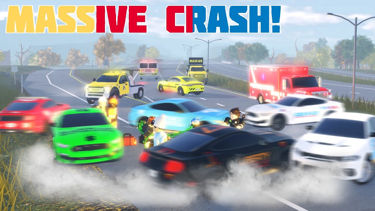 Nascar Race Ends Up In PILEUP! ( Emergency Response : Liberty County ...