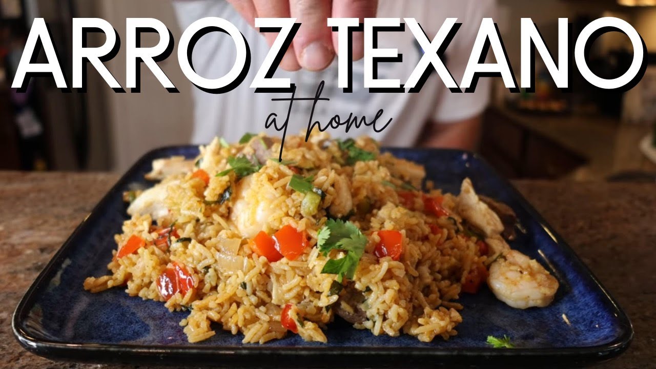 Arroz Texano - Steak, Chicken, Shrimp, Rice and Veggies (So GOOD ...