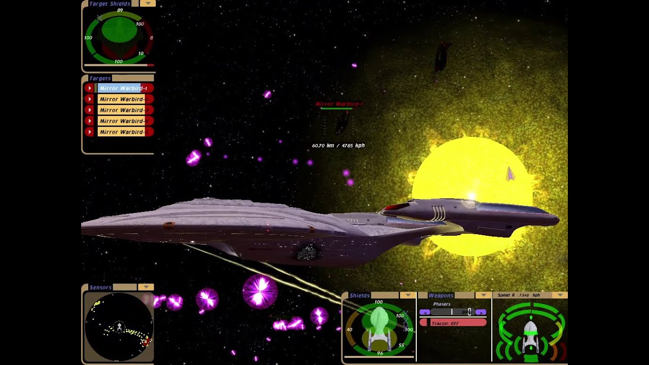 Eclipse Class vs Mirror Universe Romulan Warbirds | KM | Star Trek ...