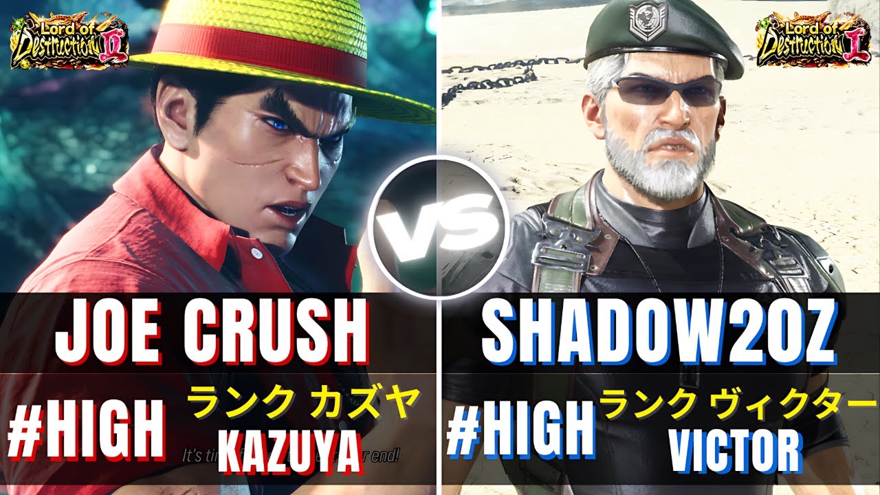 T8 🔥 JOECRUSH (Kazuya) vs SHADOW 20Z (Victor) 🔥 Tekken 8 Epic Gameplay ...