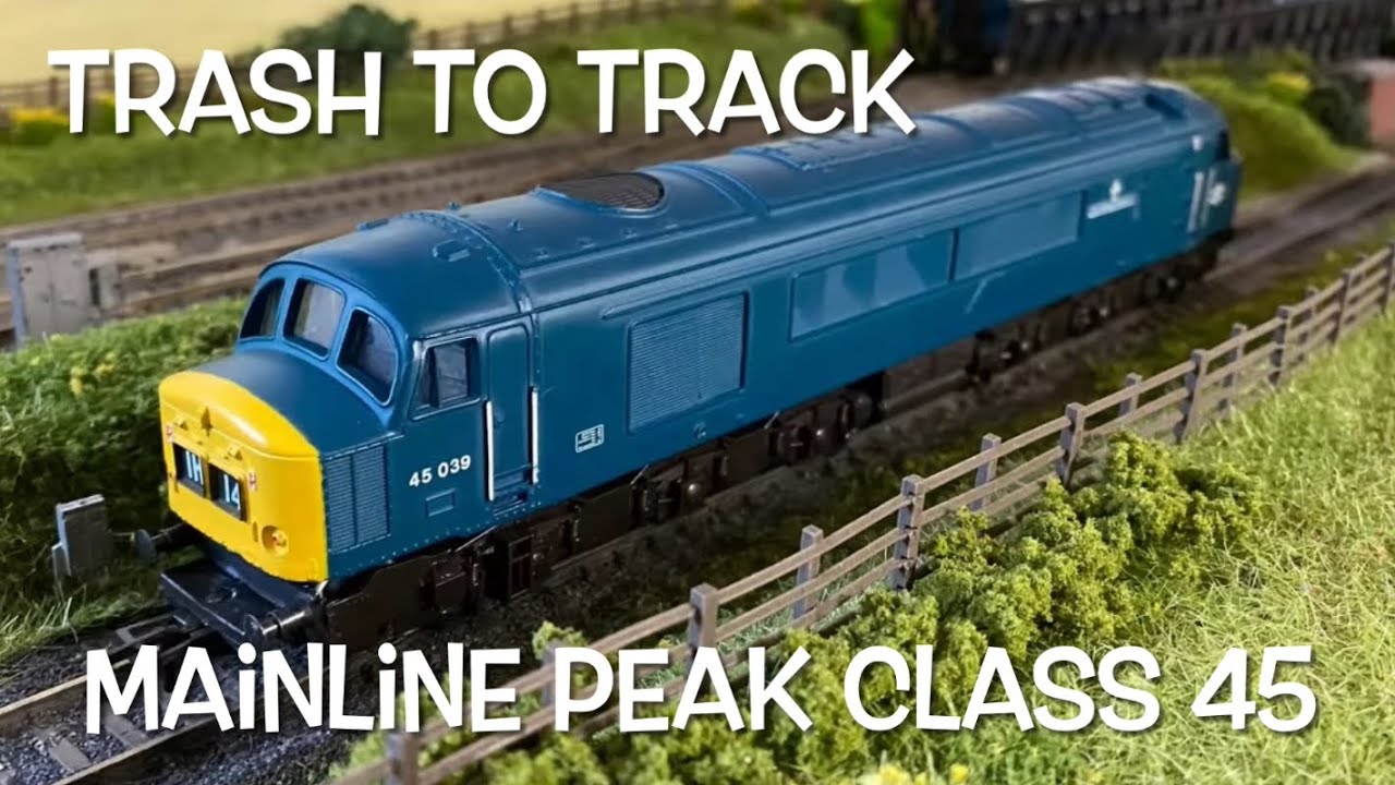 Trash to Track. Episode 28. Mainline class 45 Peak loco. - YouTube