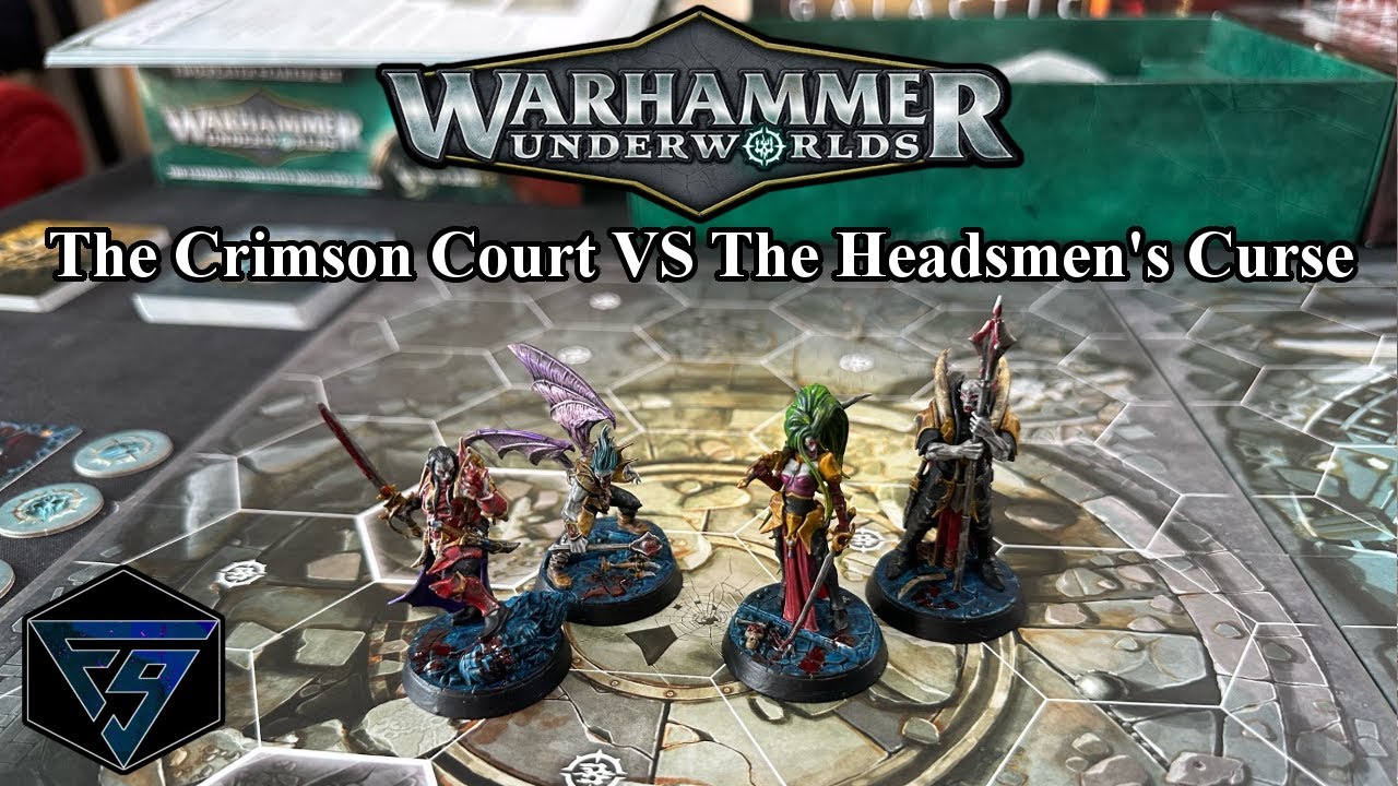 Warhammer Underworlds: The Crimson Court VS The Headsmen's Curse - YouTube