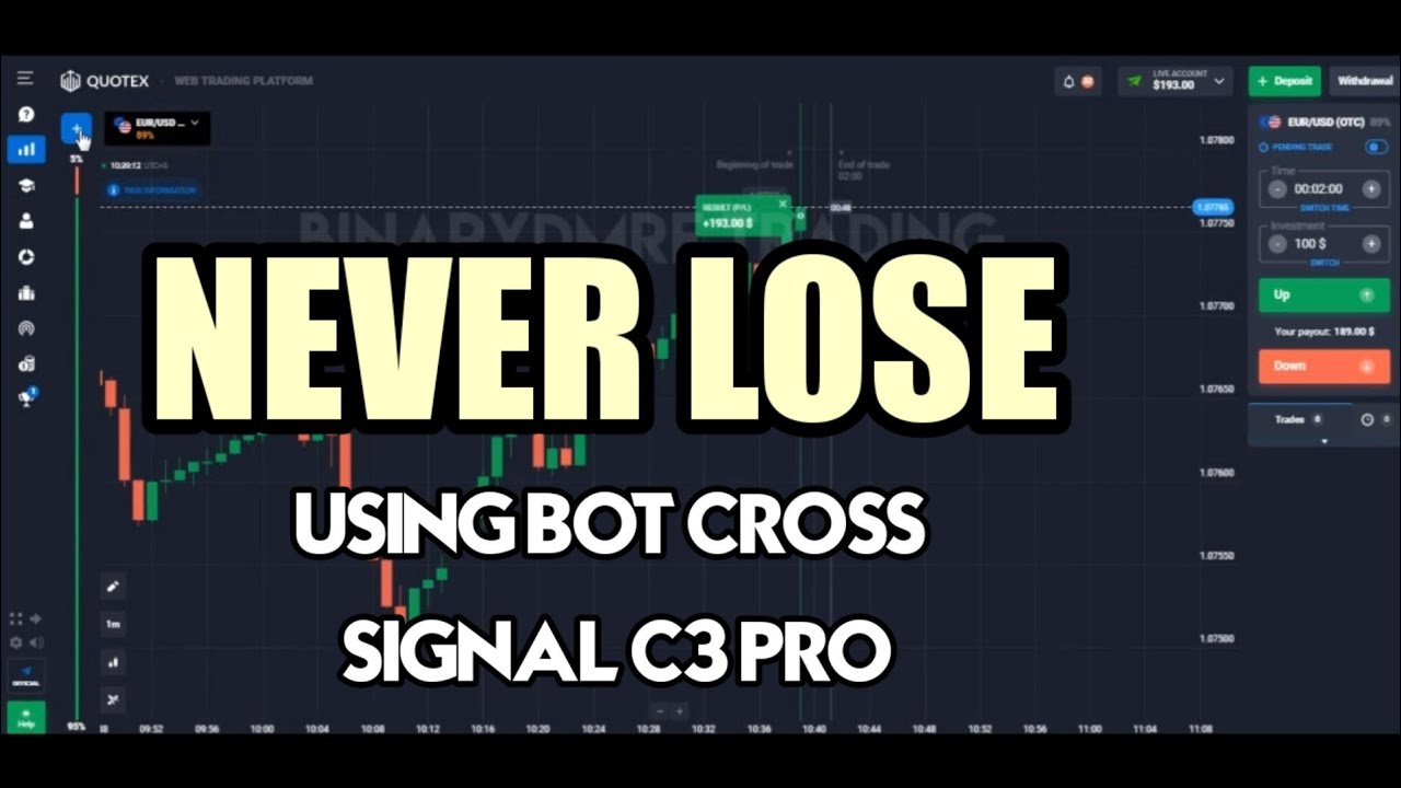 Earn Passive Income with Trading Bot signals on Quotex || 100% Wins ...