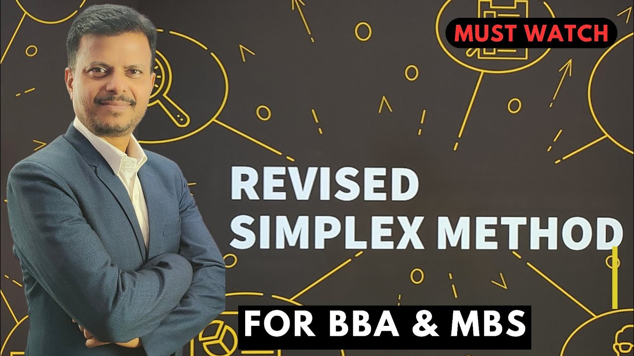 Simplex Method || Production & Operations Management || For BBA & MBS ...