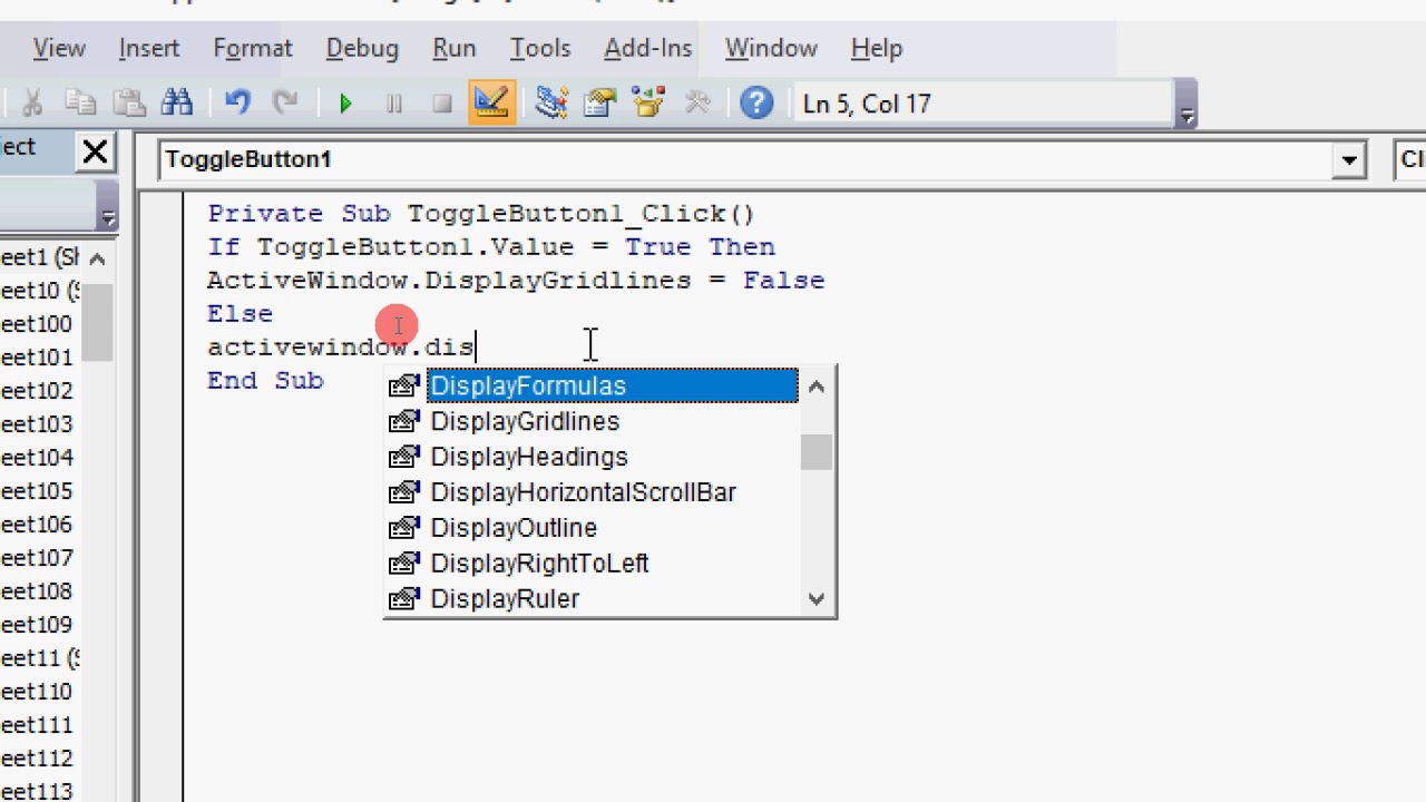 Excel Vba Programming Toggled Button Control YouTube excel-vba-programming-toggled-button-control-youtube