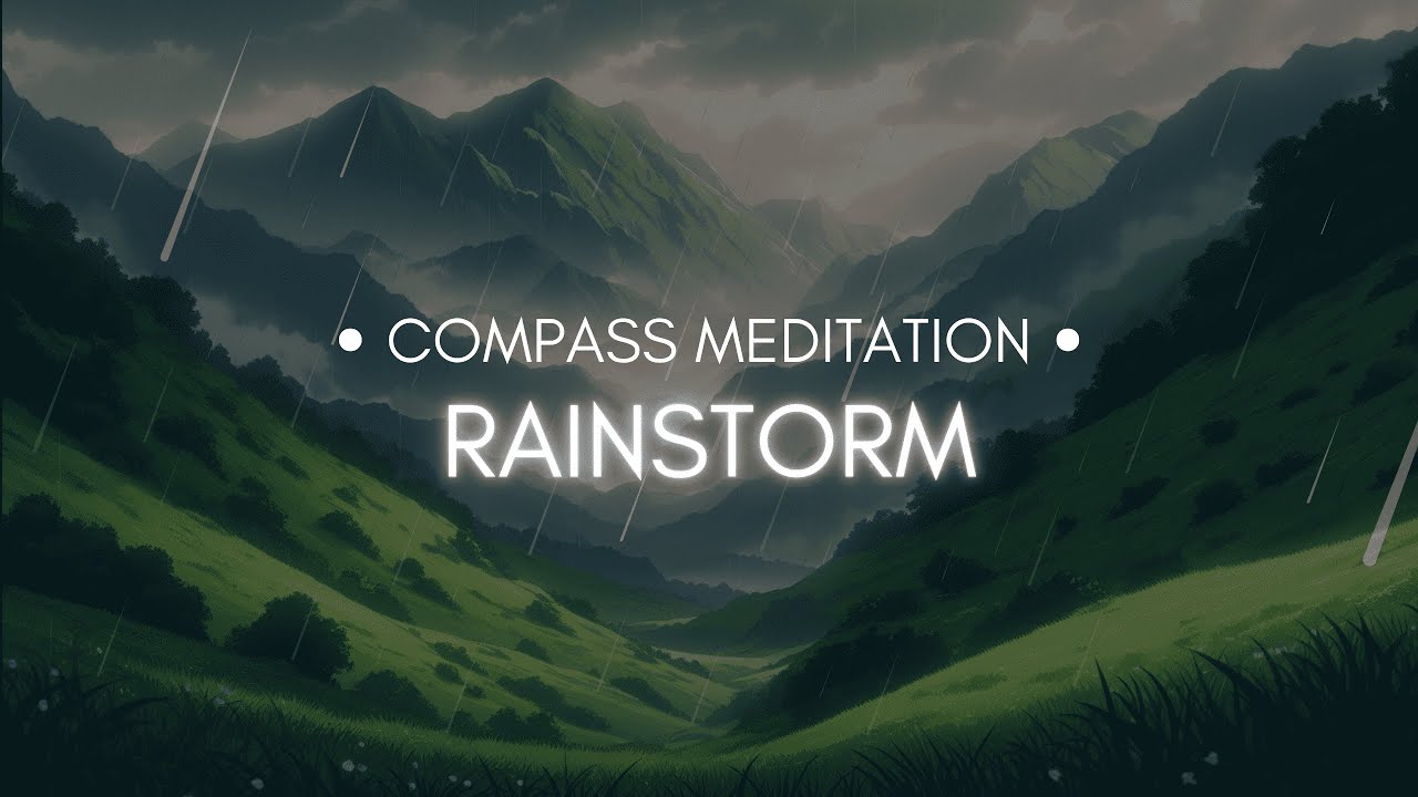 Heavy Rain & Distant Thunder: 30-Minute Ambient Storm - YouTube