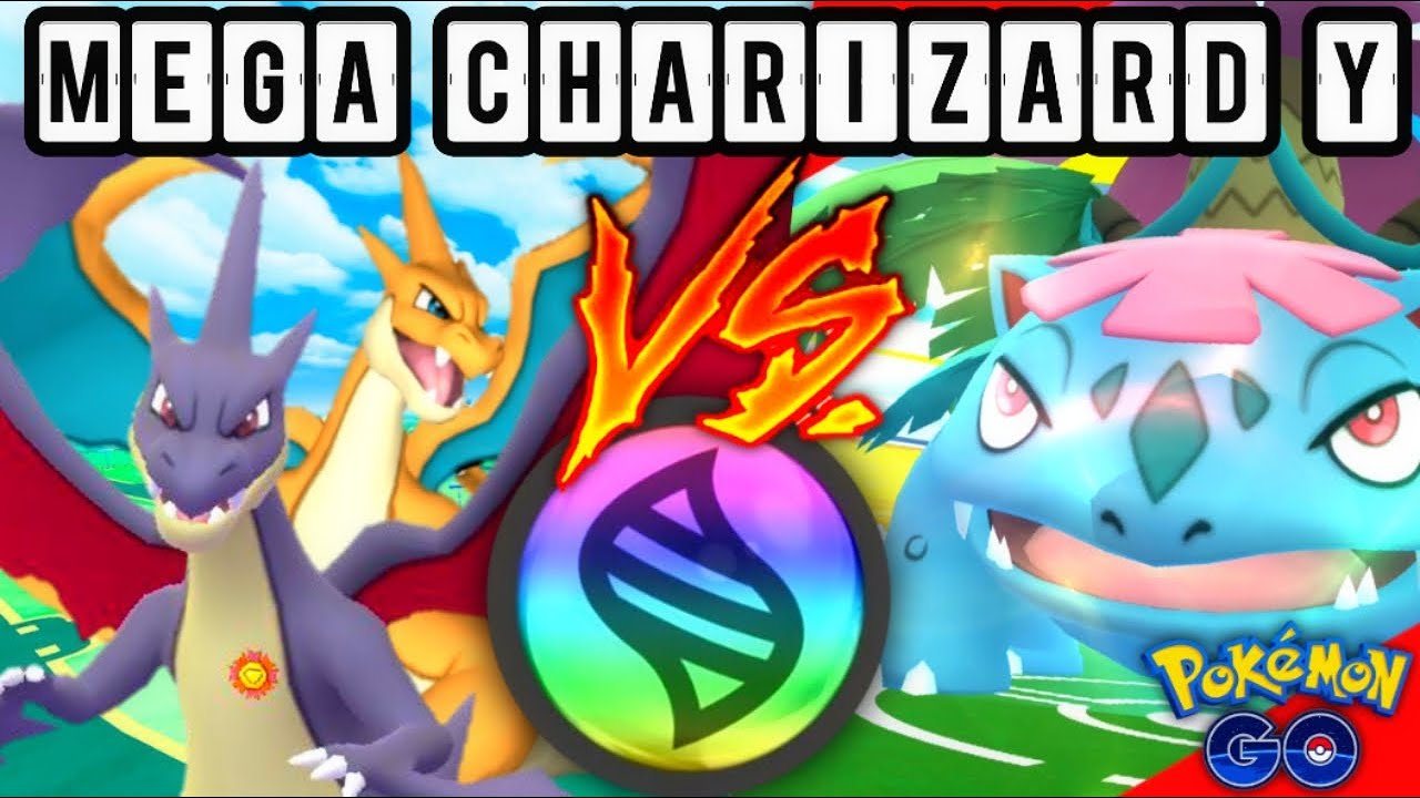 Mega Charizard Y VS. Mega Venusaur Raid Duo in Pokemon GO | Featuring ...