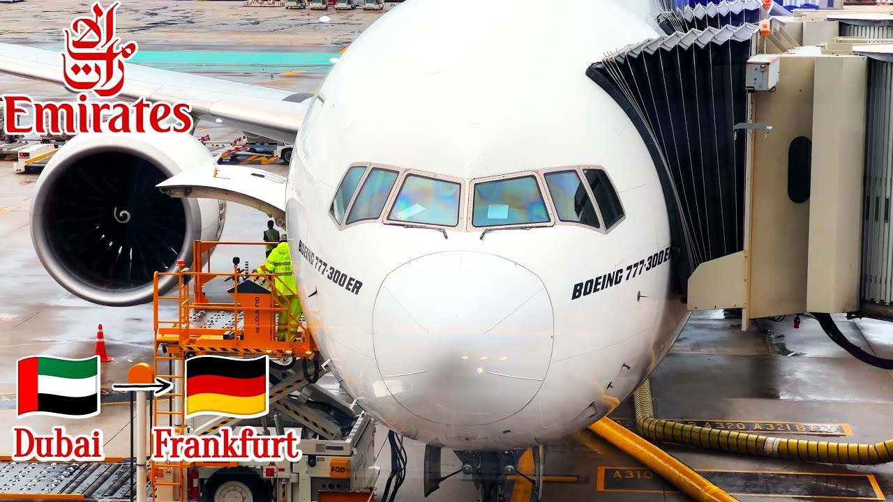 Emirates B777-300ER | Dubai - Frankfurt | Trip Report - YouTube