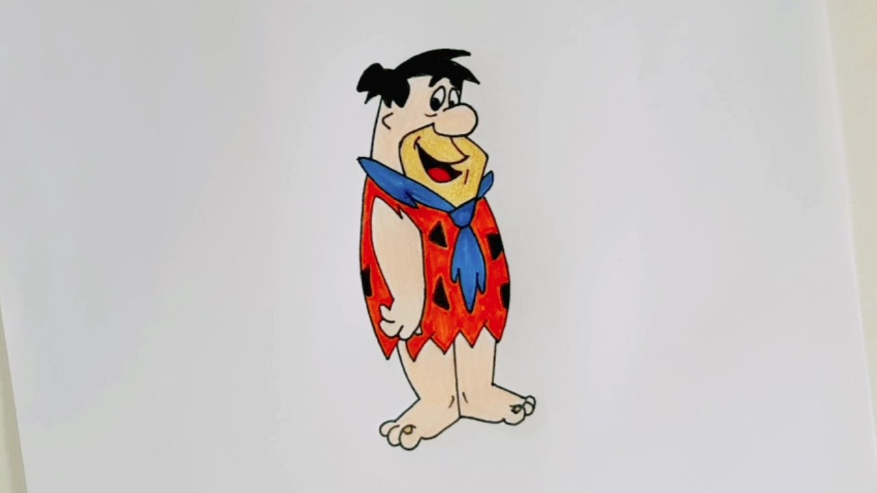 Como desenhar o fred flintstones fácil 🏻 - YouTube