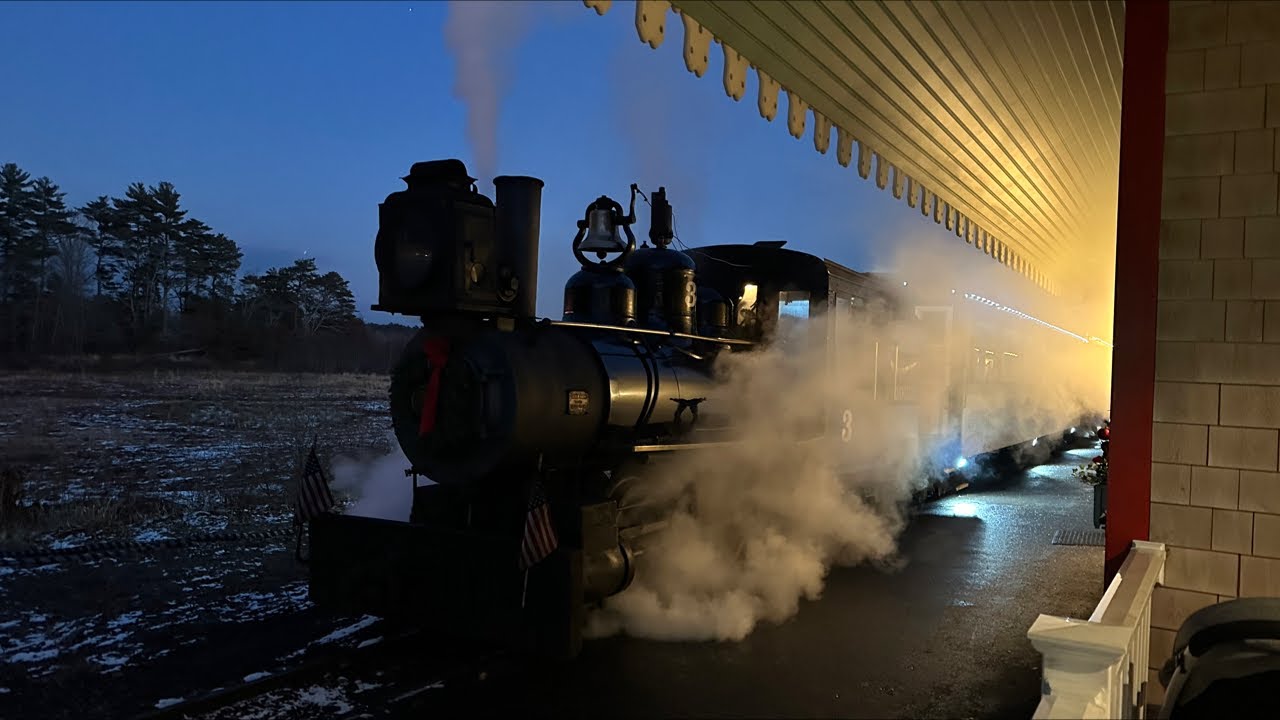 Edaville Railroad Steam Train 2024 - YouTube