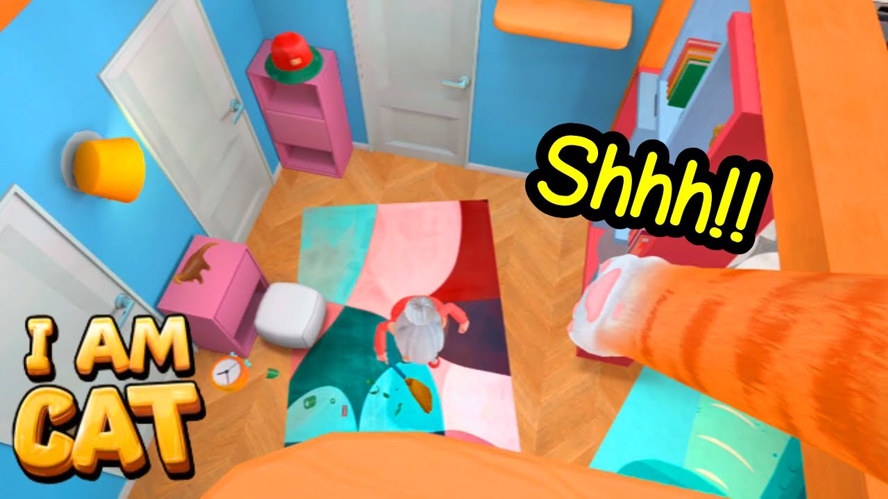 I built a secret base in I Am Cat (This was crazy) - YouTube