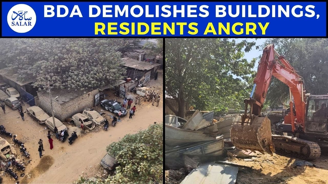 BDA demolishes buildings on 2.20-acre land in HBR layout in ...