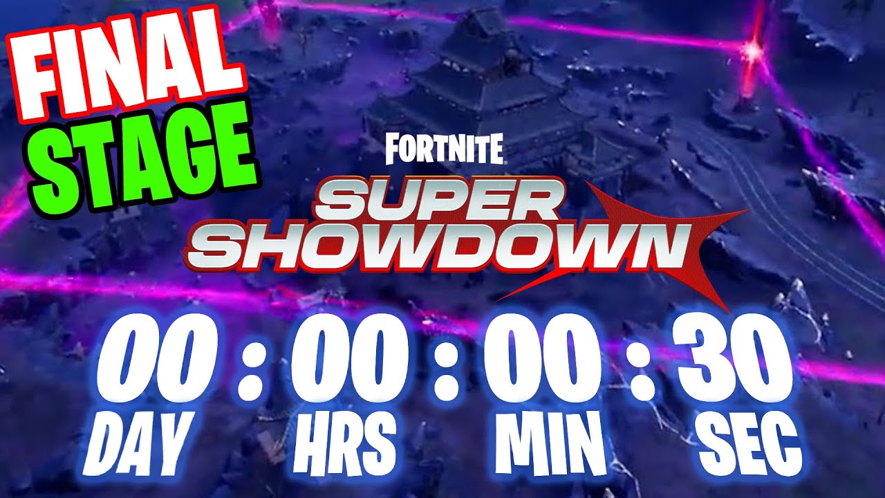 Fortnite Live Event: Final Stage | Super Showdown Story Event - YouTube