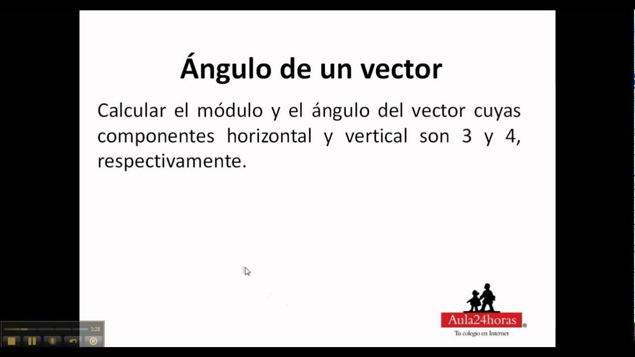 Ángulo de un vector - YouTube